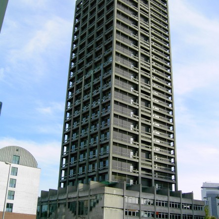 S. Werner / Heinrich Nitschke: AfE Tower, Goethe University of ...